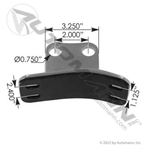 Automann 562.U7512998SS Mounting Bracket Peterbilt – Diesel Parts Center
