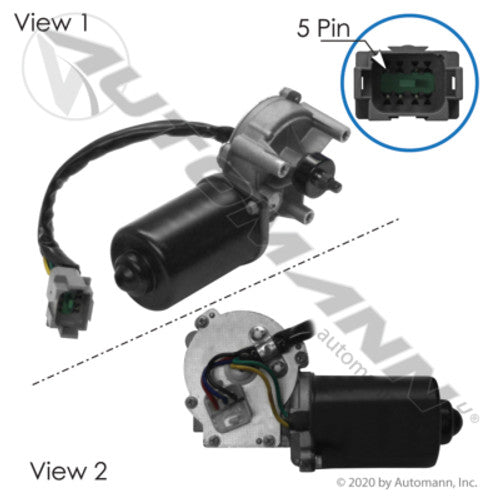 Automann 577.75991 Wiper Motor Peterbilt – Diesel Parts Center