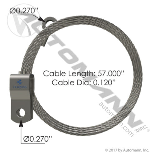 Automann HLK2065 Hood Cable Kenworth – Diesel Parts Center
