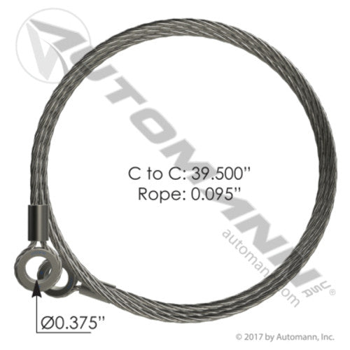 Automann HLK2217 Hood Cable Peterbilt – Diesel Parts Center