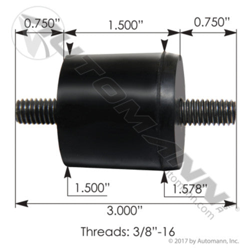 Automann M62286 Cabin Mount Bushing Mack – Diesel Parts Center
