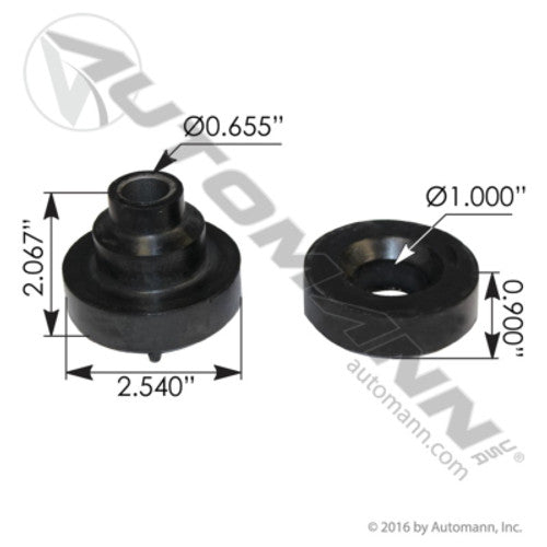 Automann M75001 Motor Mount Bushing Peterbilt – Diesel Parts Center